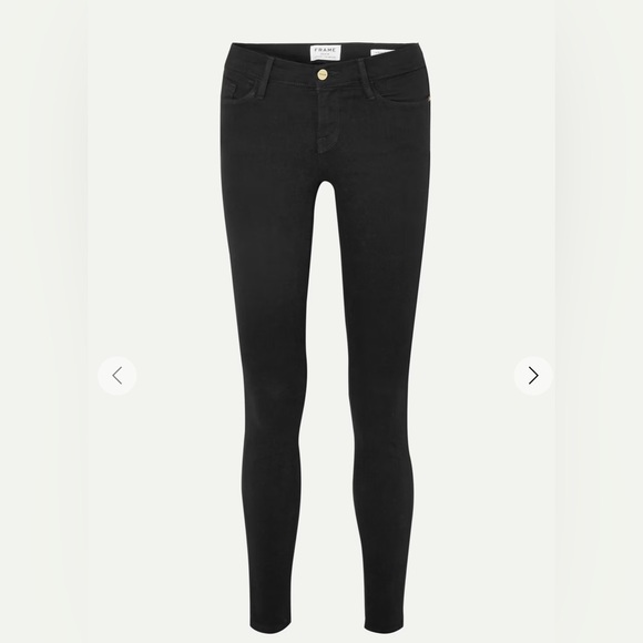 Frame Denim | Jeans | Frame Le Skinny De Jeanne Black Denim | Poshmark
